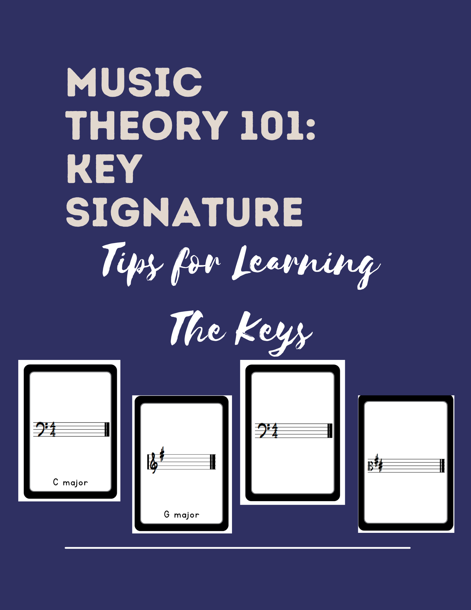 Tips for Learning Key Signatures - Mark Przybylowski Tips for Learning Key Signatures - Mark Przybylowski