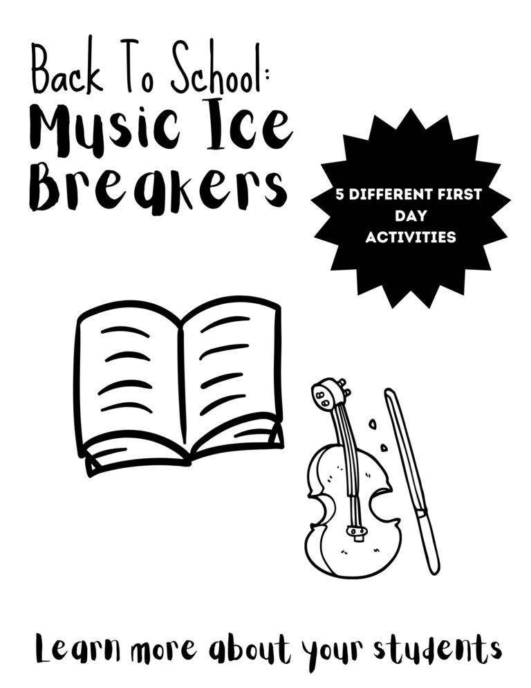 Music Ice-Breakers for the Beginning of the School Year - Mark Przybylowski